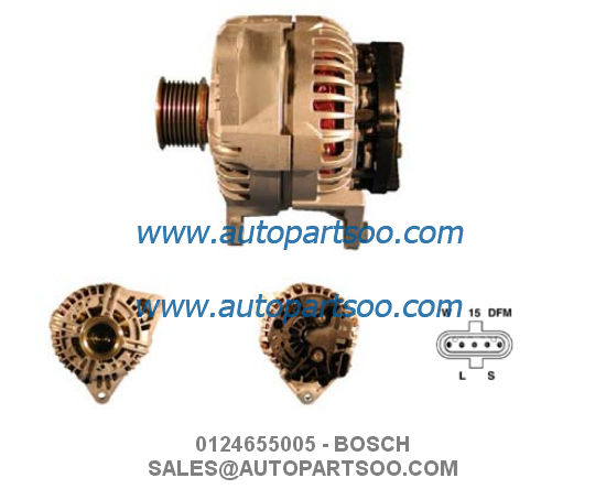 0124655009 0986046590 BOSCH Alternator 24V 110A Alternador